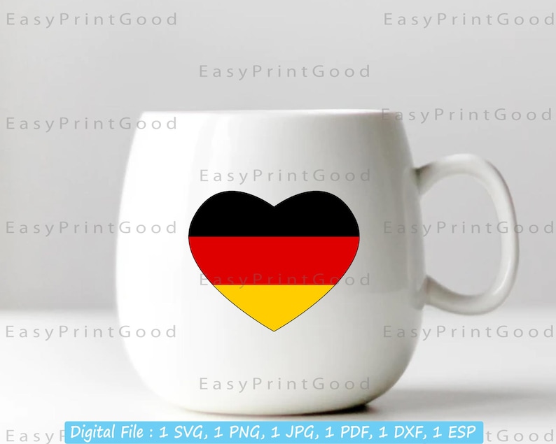 Germany Flag Svg German Waving Flag Love Germany Germany | Etsy