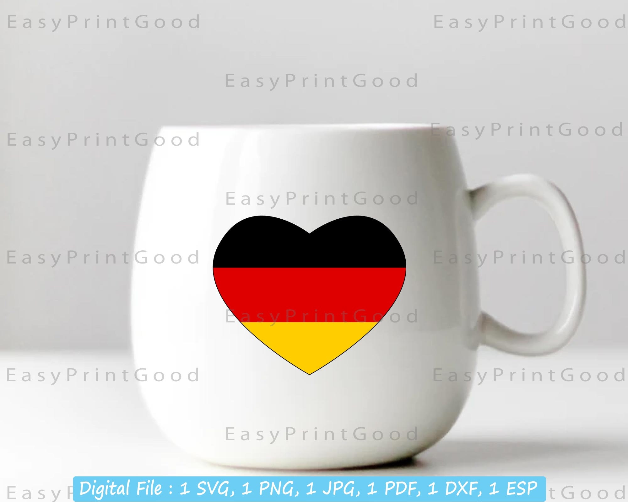 Germany Flag Svg German Waving Flag Love Germany Germany | Etsy