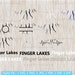 Finger Lakes Svg Bundle, Finger Lakes Outline, Love, Clipart, Monogram ...