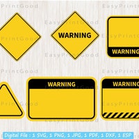 Swearing Warning Sign SVG, Swear Word Sign SVG, Warning Road Sign ...