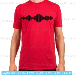 Sound Wave Svg, Music Svg, Voice Wave Clipart, Bear Paw Print Svg ...
