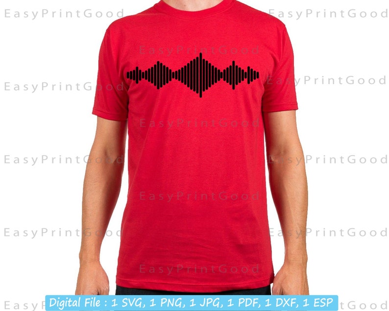 Sound Wave Svg Music Svg Voice Wave Clipart Bear Paw Print - Etsy