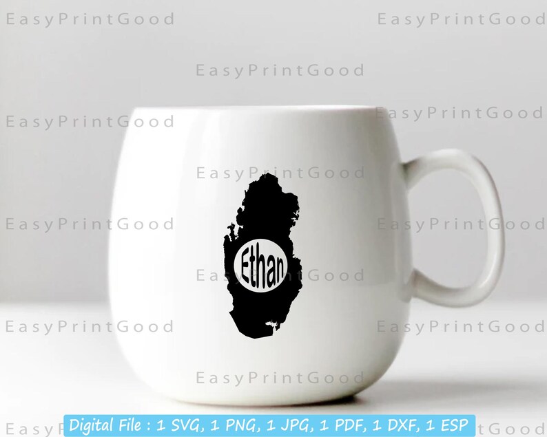 Qatar Svg Bundle Qatar Outline Qatar Map Svg Home Qatar - Etsy