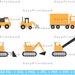 Construction Fleet Svg, Construction Truck Svg, Construction Clipart ...