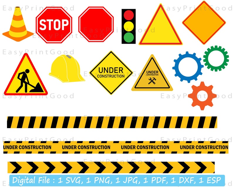 Under Construction Svg Under Construction Road Sign Svg - Etsy