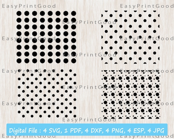Polka Dot Pattern Svg Polka dot background Polka Svg Polka | Etsy