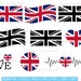 UK Flag SVG Bundle, United Kingdom Flag Svg, England Flag, UK Flag ...