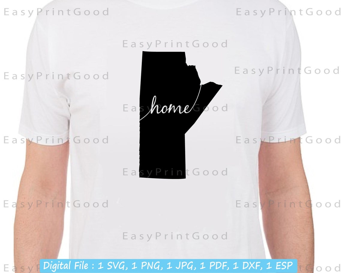 Manitoba Svg Manitoba Map Svg Manitoba Map Clipart Manitoba | Etsy