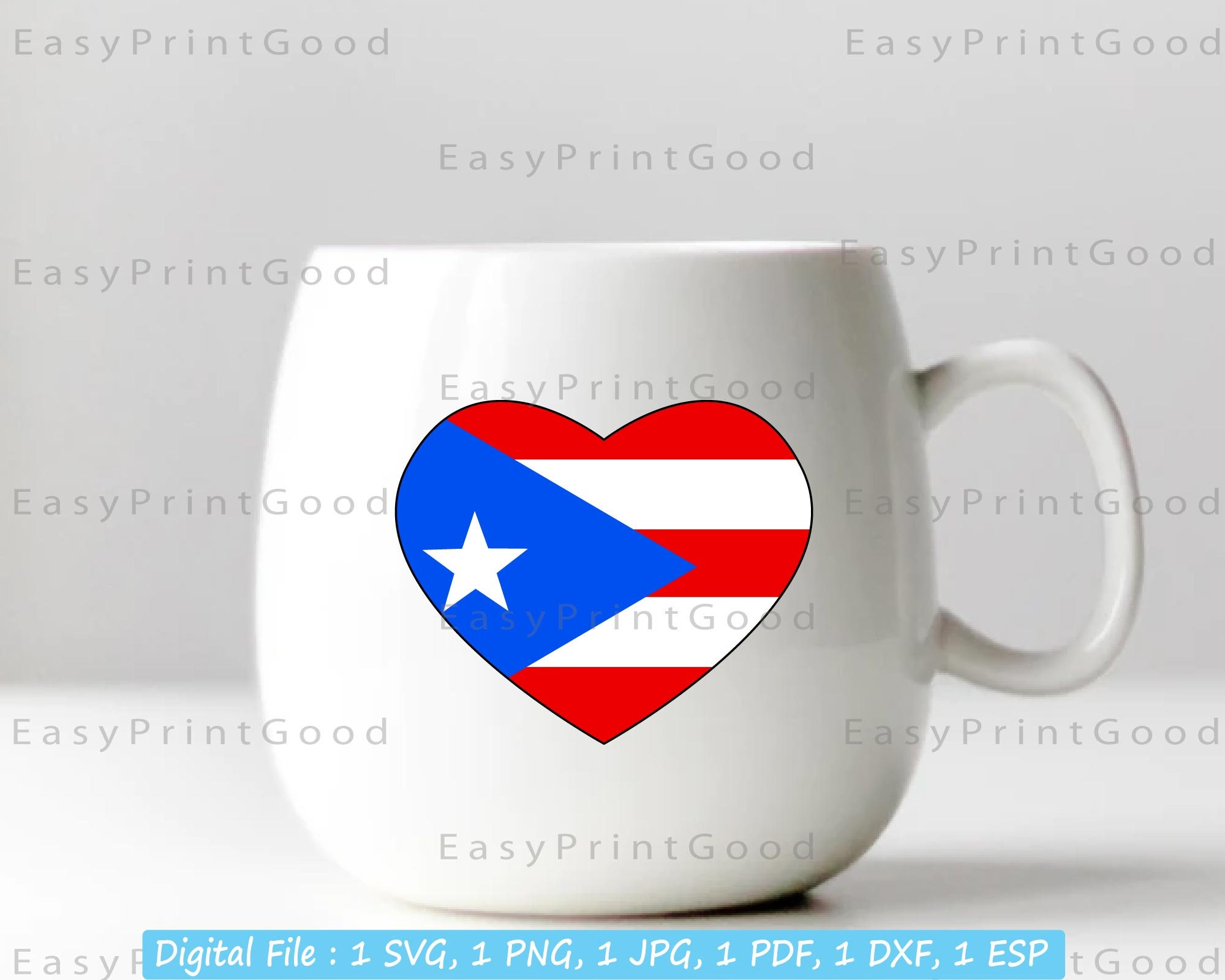 Puerto Rico Flag Bundle Svg Puerto Rico Love Puerto Rico - Etsy