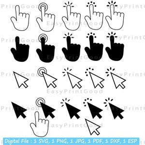 Mouse Click Svg, Click Svg, Computer Click Clipart, Mouse Pointer Svg ...