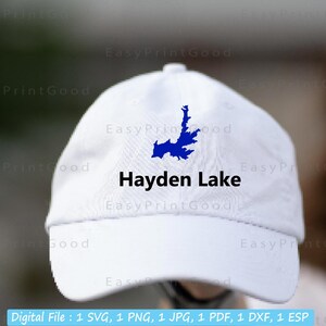 Hayden Lake Svg Bundle, Hayden Lake Outline, Love, Clipart, Monogram ...