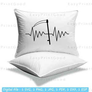 Scythe SVG Bundle, Scythe Monogram Frames, Scythe Logo Svg, Crossed ...