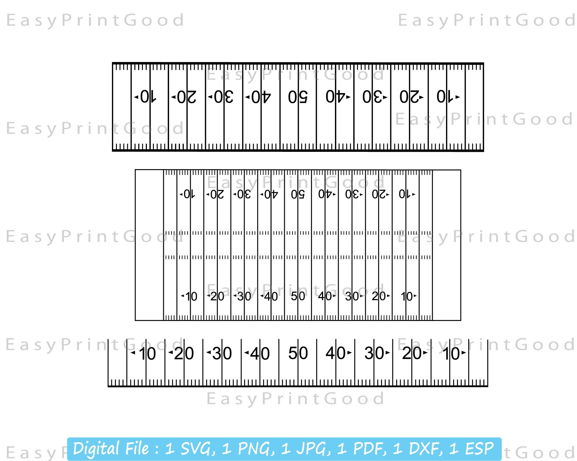 Yard Line American Football Field Svg Football Svg Yard Line - Etsy España