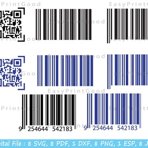 Barcode Svg, Bar Code Svg, Barcode Clipart, Shopping Svg, Barcode ...