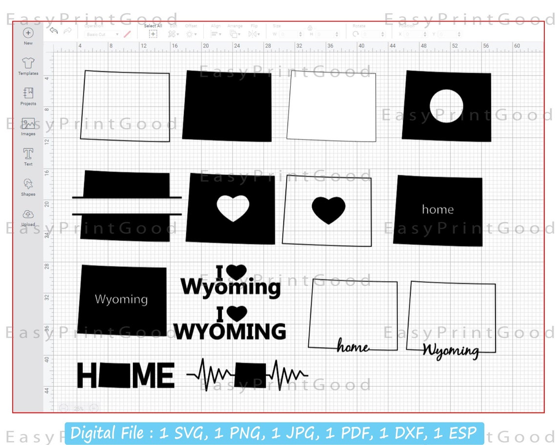 Wyoming Svg Bundle Wyoming State Svg Wyoming Outline - Etsy