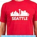 Seattle Svg Seattle Skyline Cityscape Silhouette City Shirt - Etsy