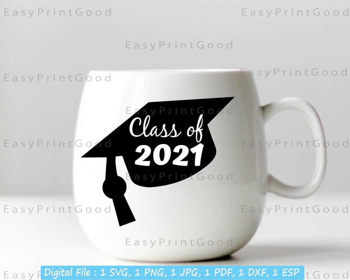 2021 Graduation Cap Svg Senior 2021 Class of 2021 Clipart | Etsy