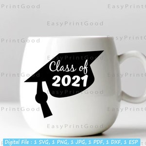 2021 Graduation Cap Svg, Senior 2021, Class of 2021 Clipart, Class of ...