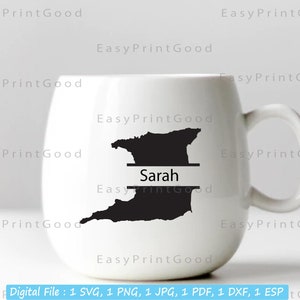 Trinidad State Svg Bundle, Trinidad State Flag, Map, Trinidad and ...