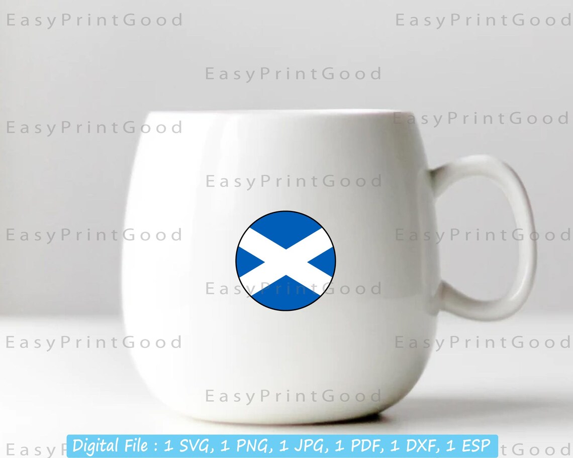 Scotland Flag Bundle Svg Scotland National Flag Scottish | Etsy