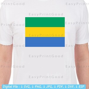 Gabon Flag Bundle Svg, Gabon National Flag Svg, Love Gabon, Waving ...