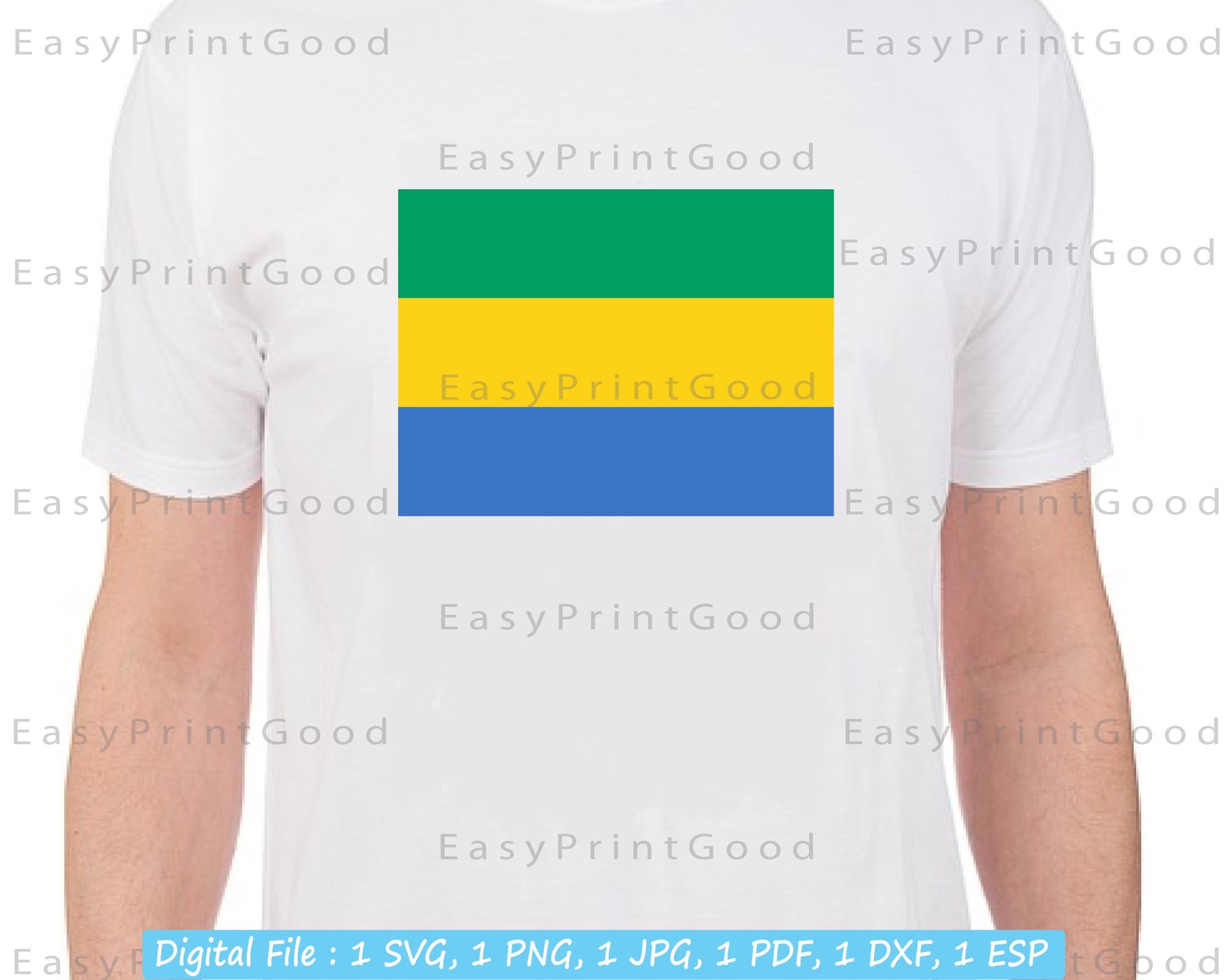 Gabon Flag Bundle Svg Gabon National Flag Svg Love Gabon - Etsy