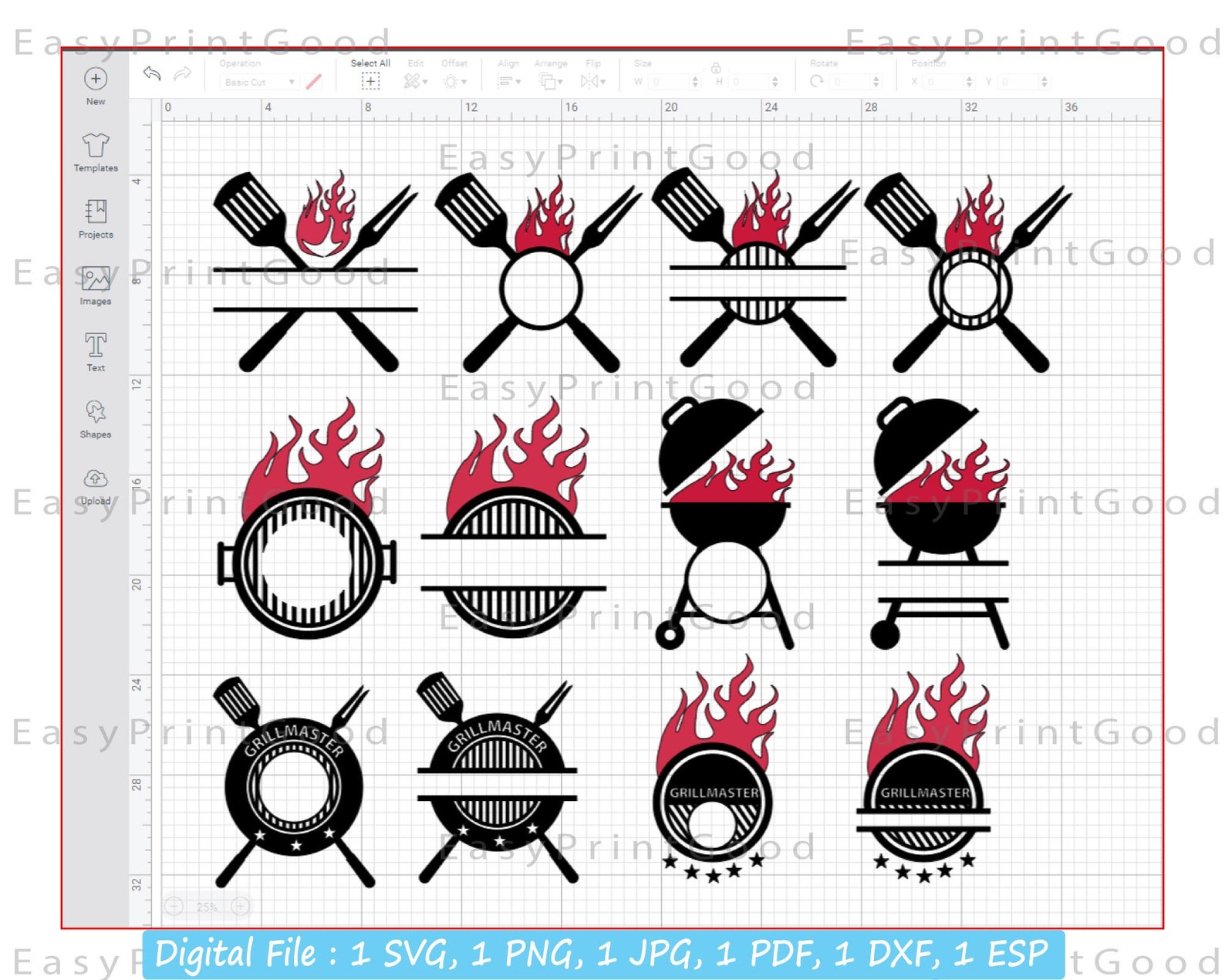 BBQ SVG Bundle Grill Master Svg BBQ Svg Grilling Svg | Etsy