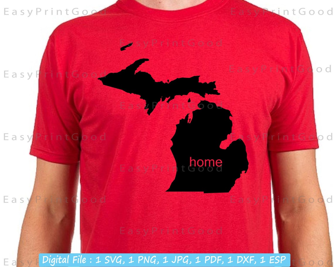 Michigan SVG Bundle Michigan Svg Michigan State Clipart | Etsy
