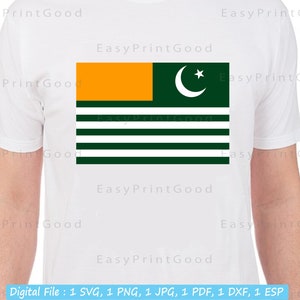 Azad Kashmir Flag Svg Bundle, Azad Kashmir Name, Azad Kashmir National ...