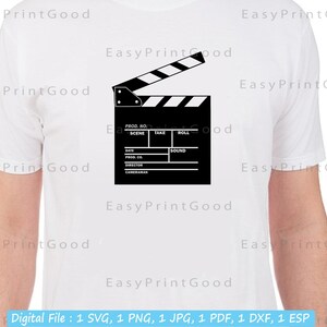 Movie Clapperboard Svg, Film Clapper Board Svg, Clapper Svg, Film ...
