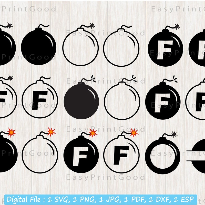 Bomb Svg - Etsy