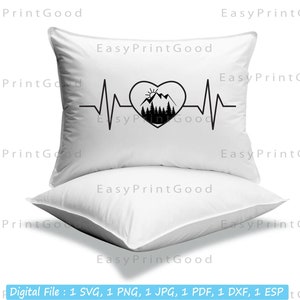 Mountain Monogram Svg Bundle, Geometric Frame Svg, Split Name Frame ...