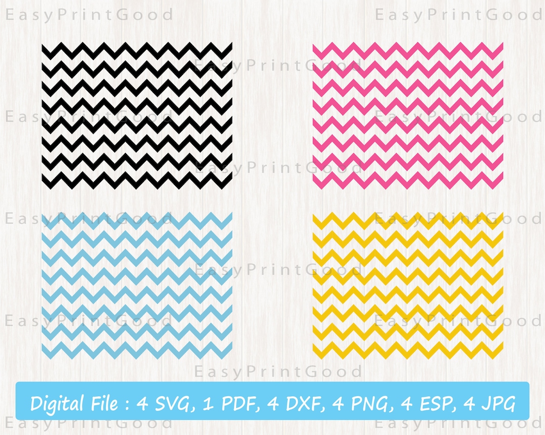 Chevron Bundle Svg Chevron Svg Cameo Clipart Chevron Stencil Seamless ...