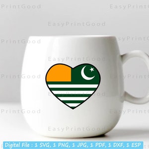 Azad Kashmir Flag Svg Bundle, Azad Kashmir Name, Azad Kashmir National ...
