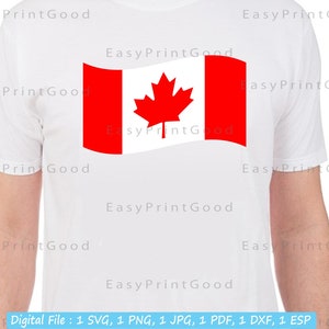 Canada Flag Svg, Canadian Flag Svg, Canada Clipart, Canada Cut File ...