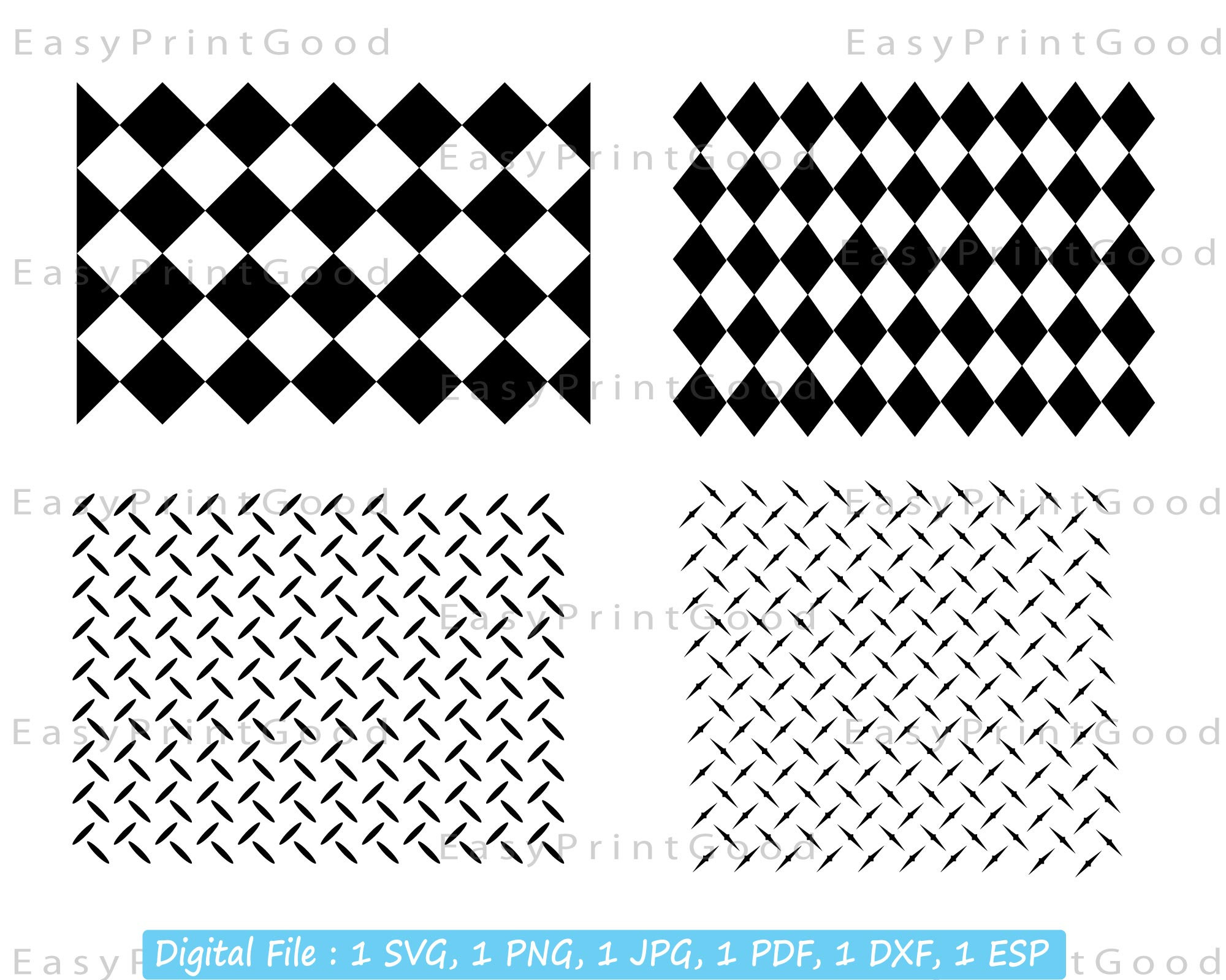 Diamond Pattern Svg Harlequin Seamless Pattern Svg Diamond | Etsy