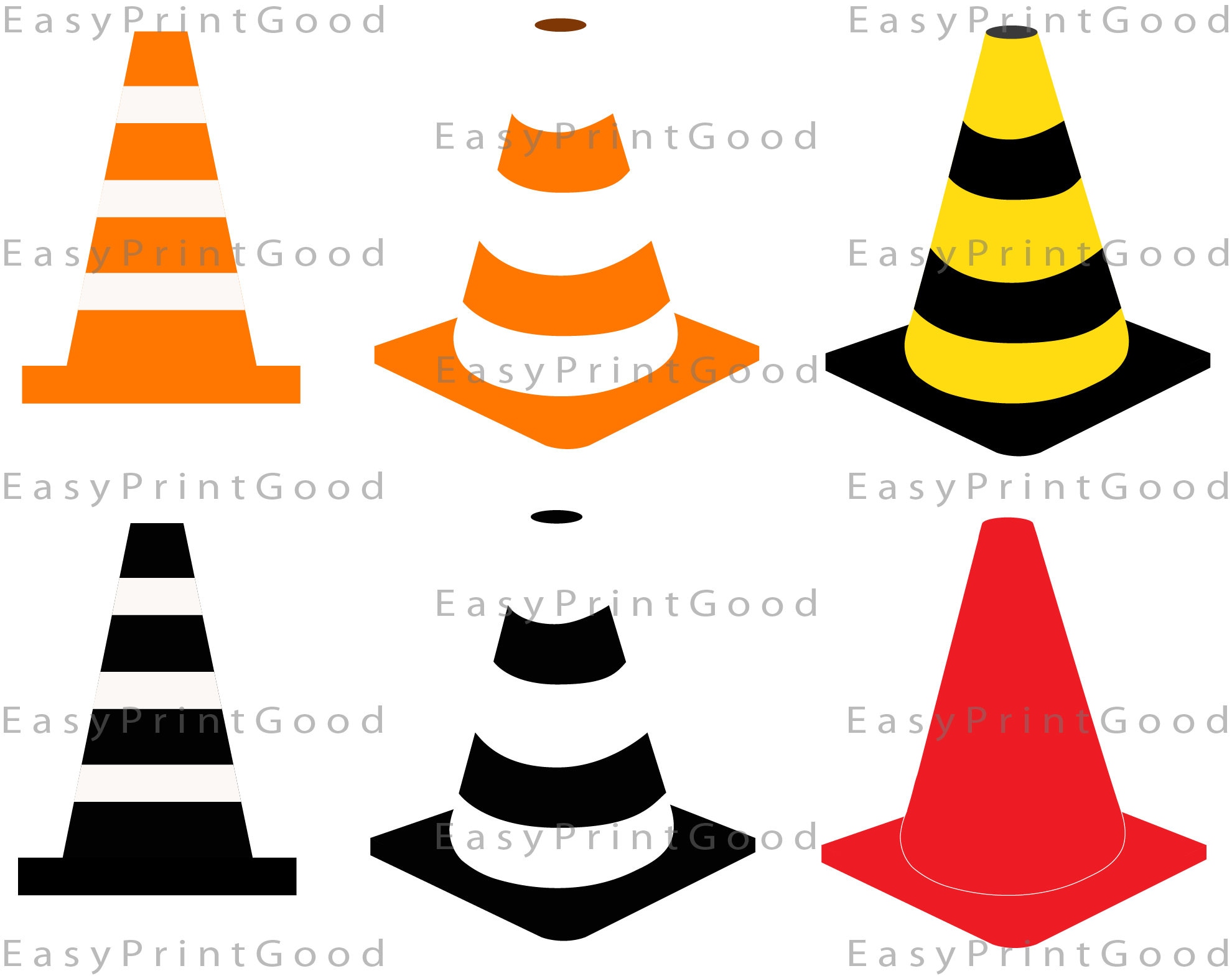 Traffic Cone Svg Road Hazard Cone Svg Safety Caution Svg Traffic Cone ...