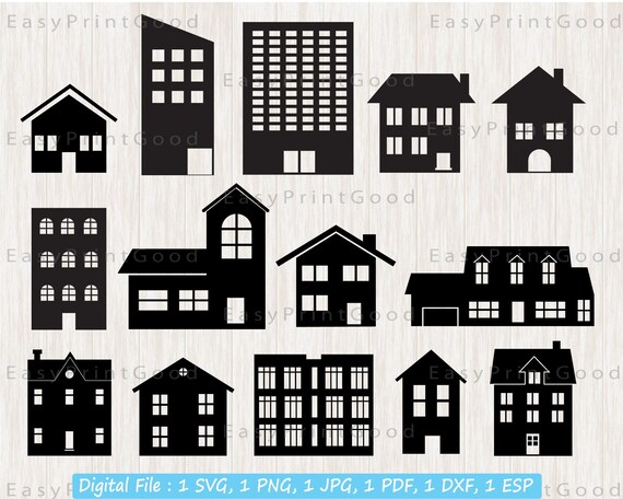 Real Estate Bundle Svg House Svg Building Svg Home Png | Etsy