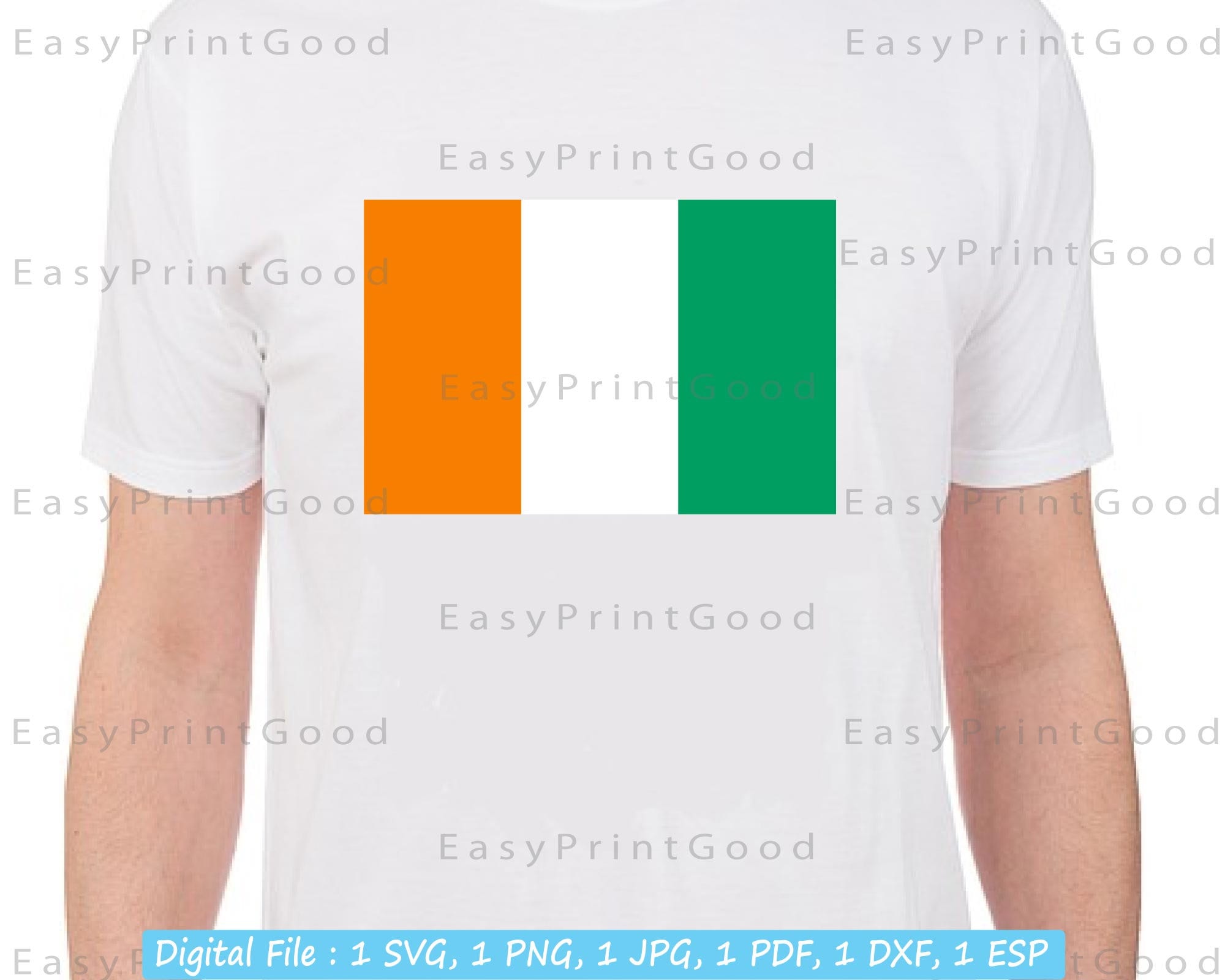 Ivory Coast Flag SVG Bundle: Côte D'ivoire Map, Heart, Waving (cut File ...