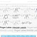 Finger Lakes Svg Bundle, Finger Lakes Outline, Love, Clipart, Monogram ...