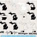 Michigan SVG Bundle, Michigan Svg, Michigan State Clipart, Michigan Map ...