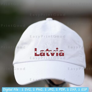 Latvia Flag SVG Bundle: National Map, Heart, & Waving Flag (digital ...