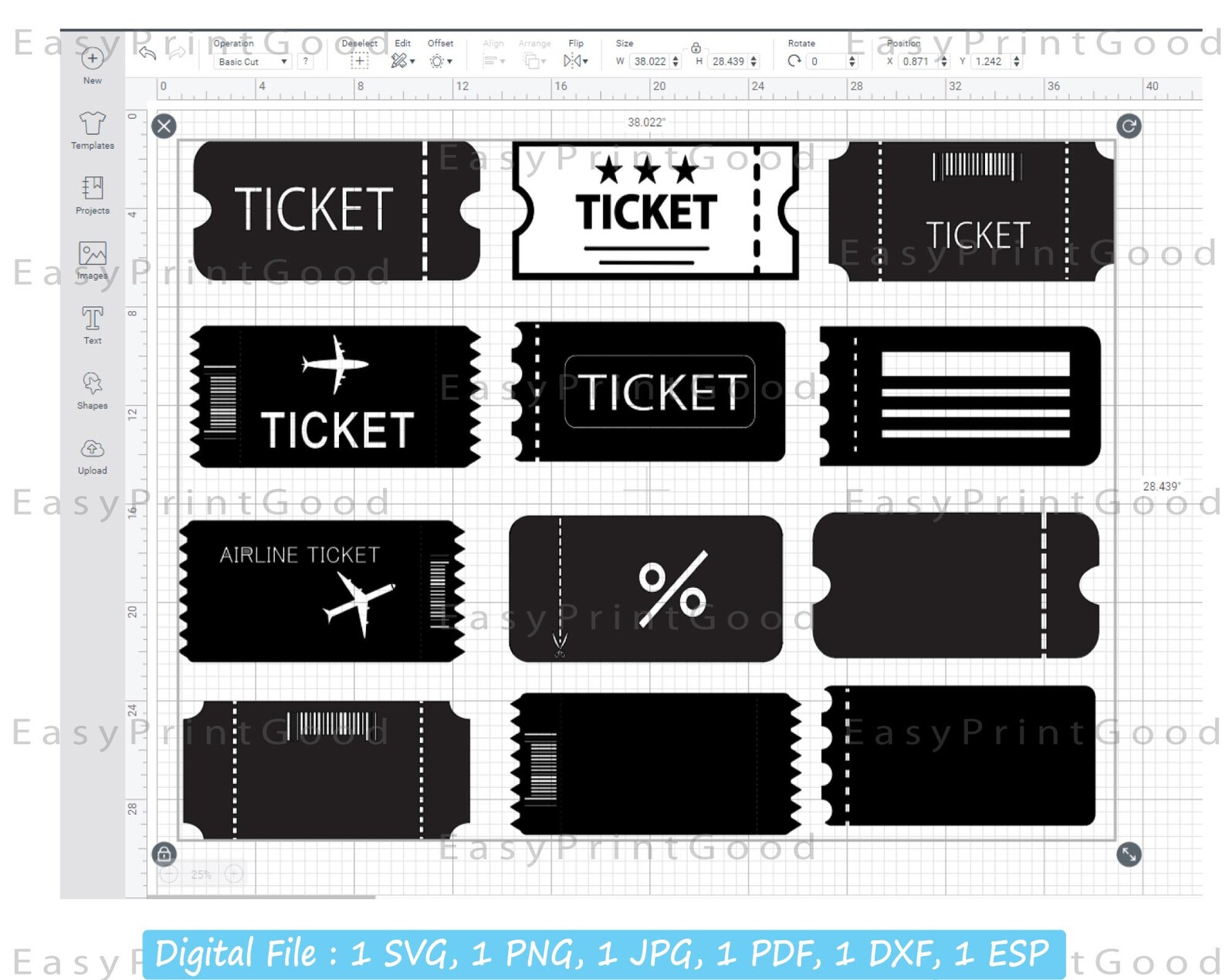 Ticket Outline Svg Ticket Svg Ticket Clipart Prize Svg - Etsy