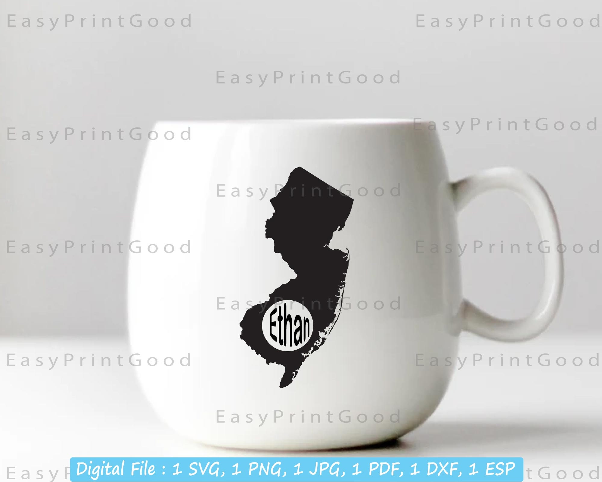 New Jersey Svg Bundle New Jersey Clipart New Jersey Map Svg | Etsy