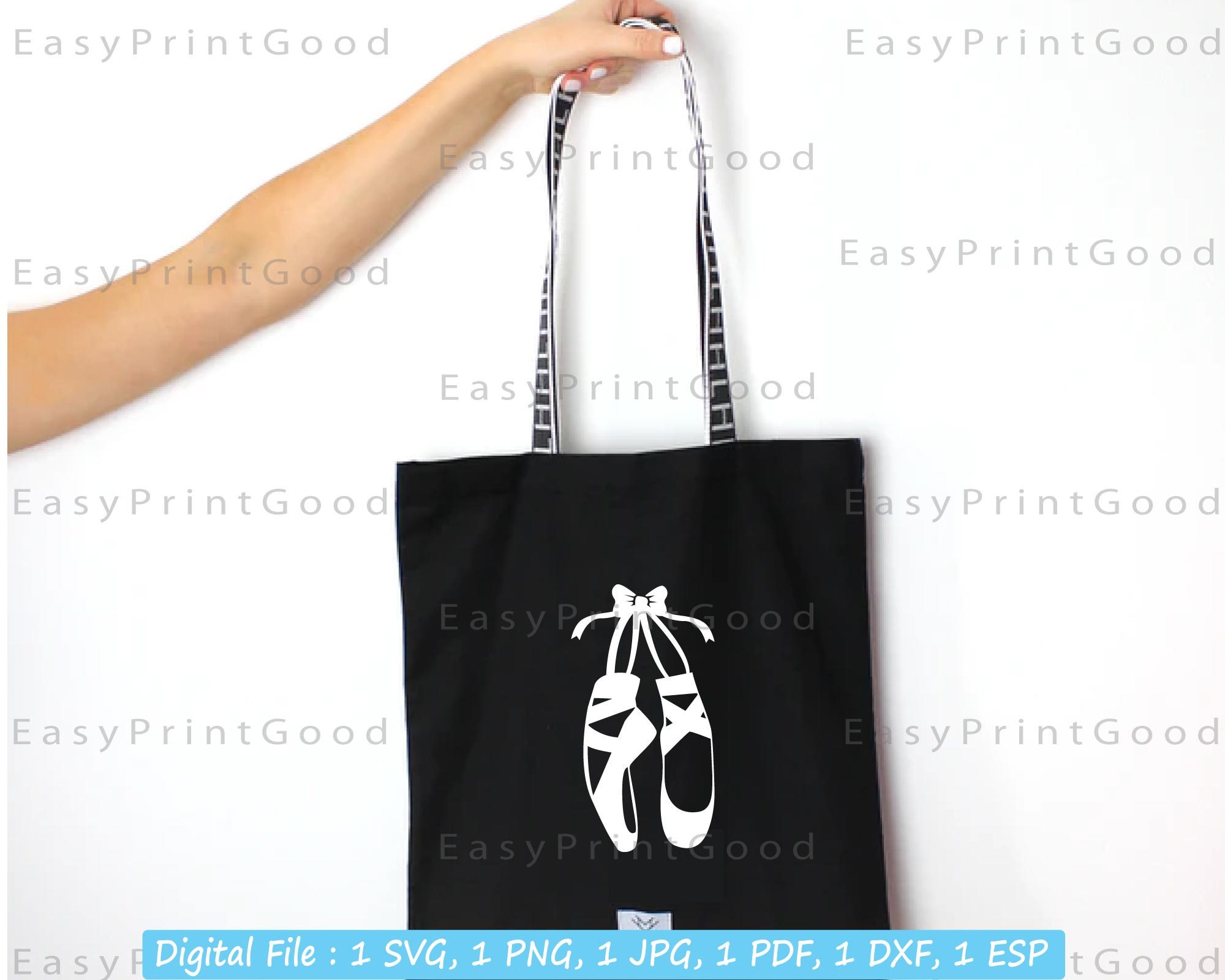 Ballet Shoes SVG Bundle: Ballerina, Pointe Slippers, Dance Cut File ...