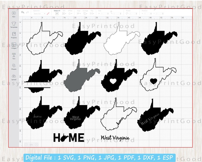 West Virginia Svg Bundle West Virginia Svg West Virginia | Etsy