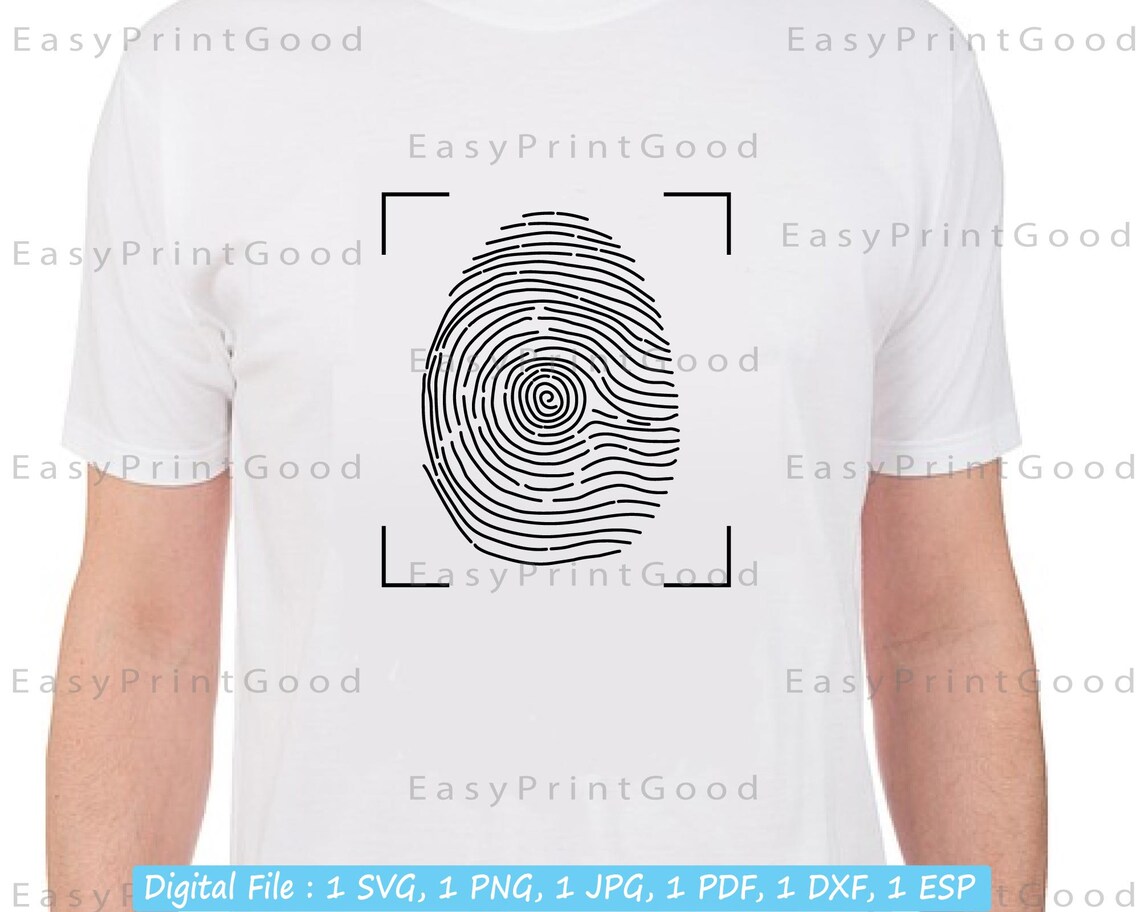 Fingerprint Svg Finger Print Svg Thumbprint Svg Heart - Etsy