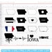 Iowa State SVG Bundle: Map Outline, Home Monogram (cut File) - Etsy