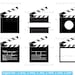 Movie Clapperboard Svg, Film Clapper Board Svg, Clapper Svg, Film ...