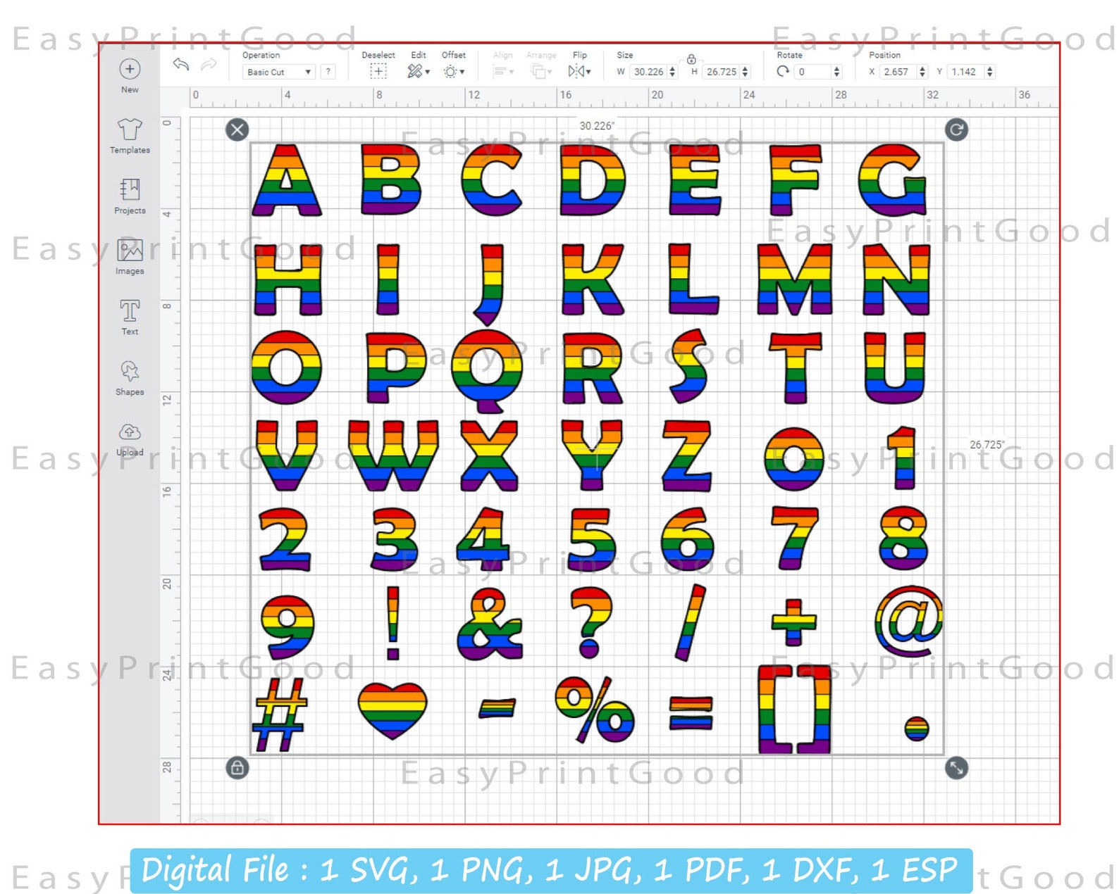 LGBT Alphabet and Numbers Svg LGBT Pride Font Svg Gay Pride | Etsy